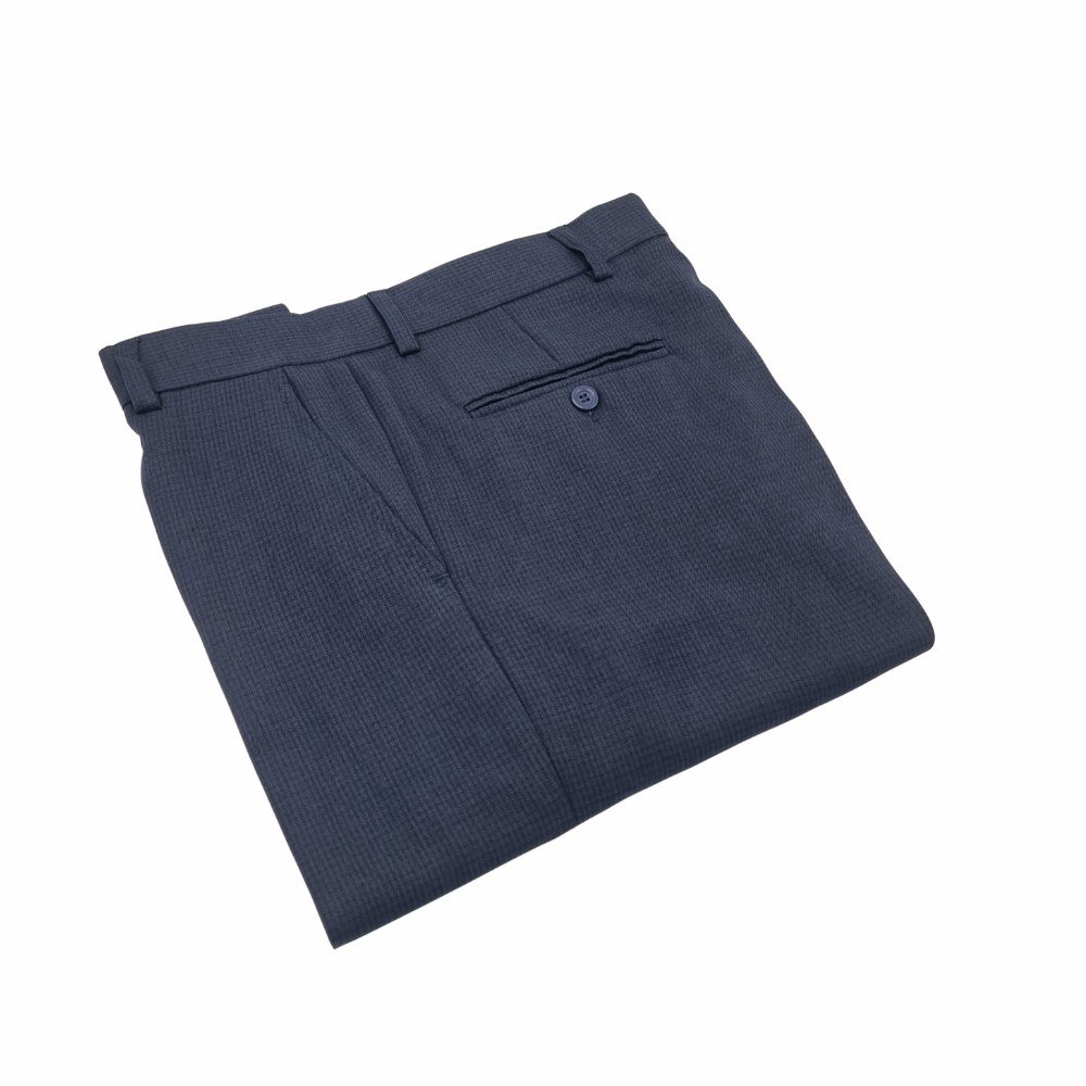 Calça Social Azul Micro Estampa – Camisaria Msstilos