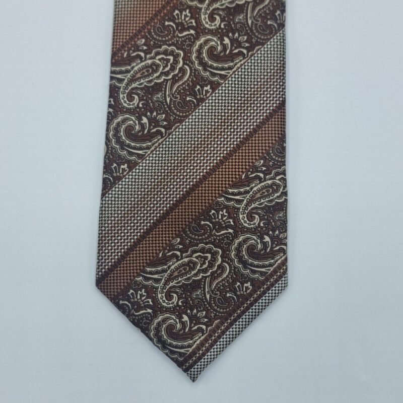 Gravata Marca/ ST-PatricK Marrom escuro 9 cm x 1,56 Cm Tradicional ...