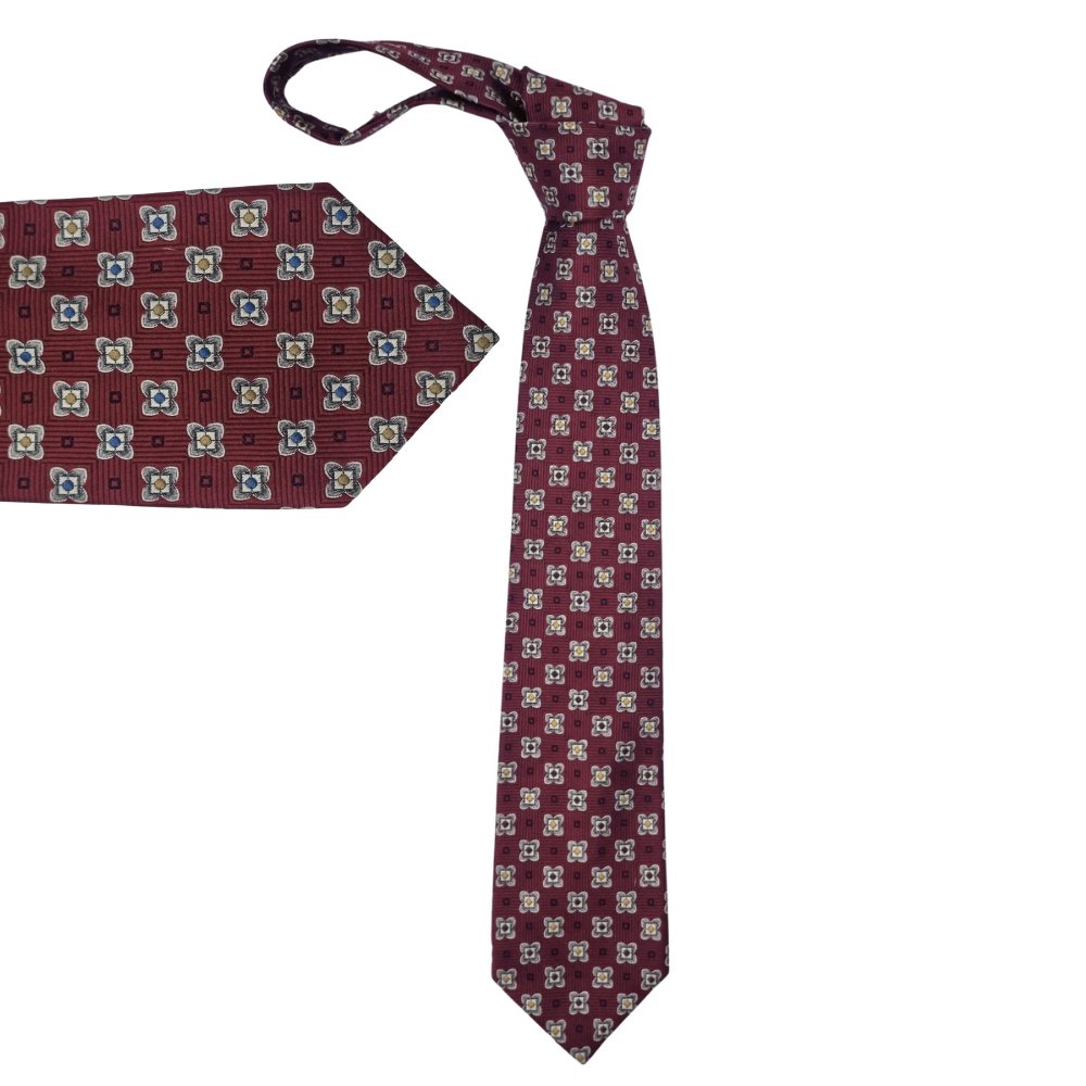 Gravata 100% SEDA Marca JOS. -A. BANK COLLECTION / Vermelha 9 cm x 1,54 ...